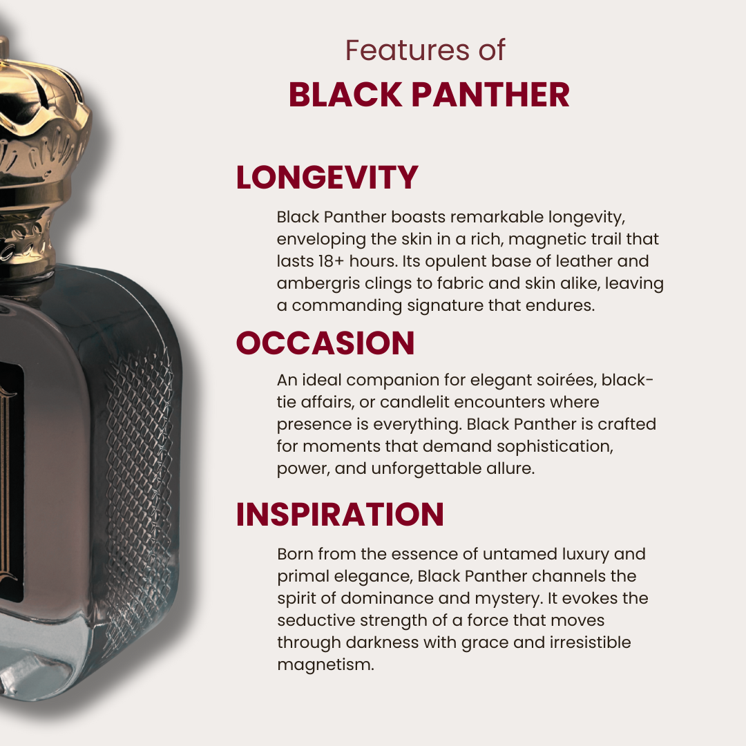 BLACK PANTHER Perfume by NEEX | Created by Parsa Moore | Intoxicating